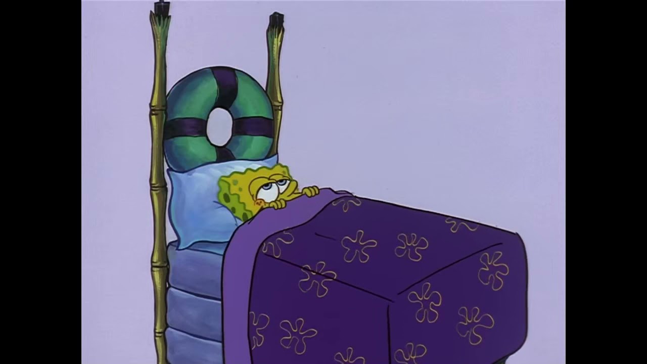 SpongeBob Preparing to Sleep Again for 10 Hours - YouTube