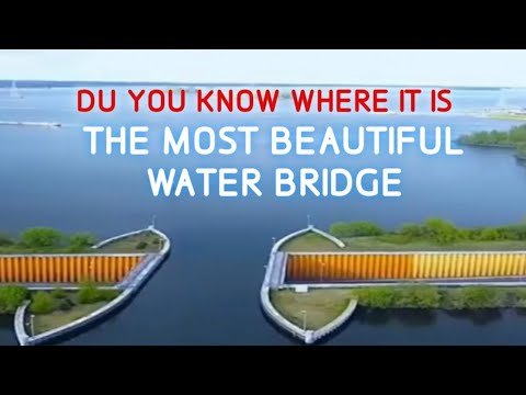 The Veluwemeer Aqueduct | Netherland's Unique Water Bridge - YouTube