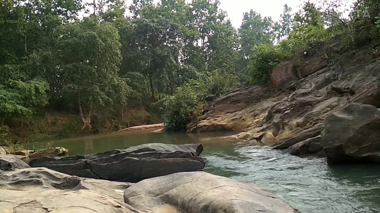 Ghagra waterfalls at Belpahari with charming. - YouTube