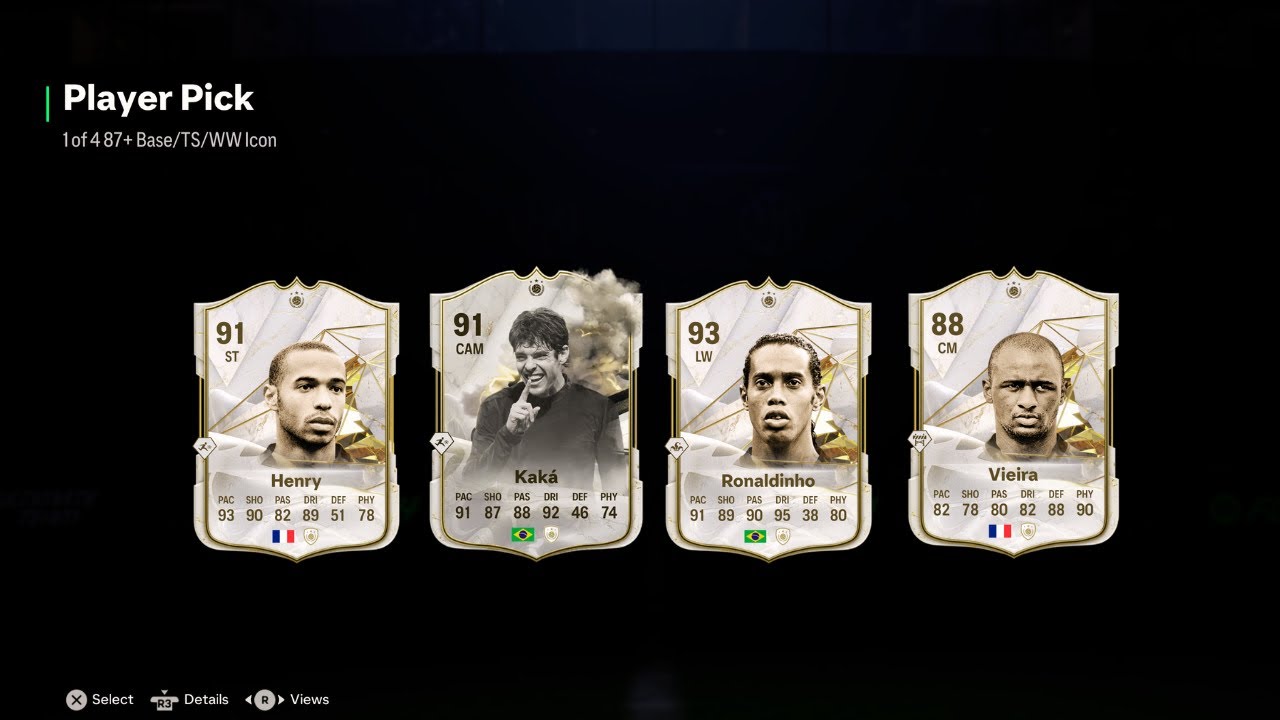 87+ BASE, THUNDERSTRUCK OR WINTER WILDCARDS ICON 1 OF 4 PLAYER PICK ...