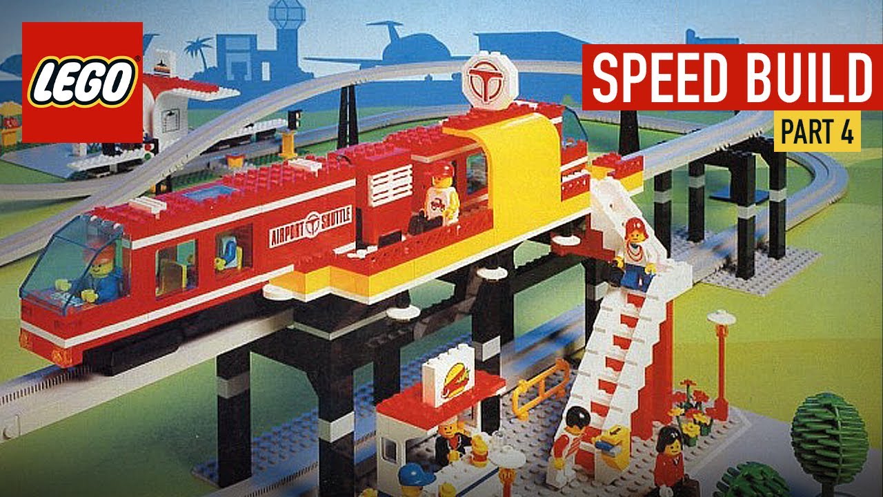 Vintage LEGO® Speed Build: 1990 Set 6399 "Airport Shuttle" [Part 4 ...