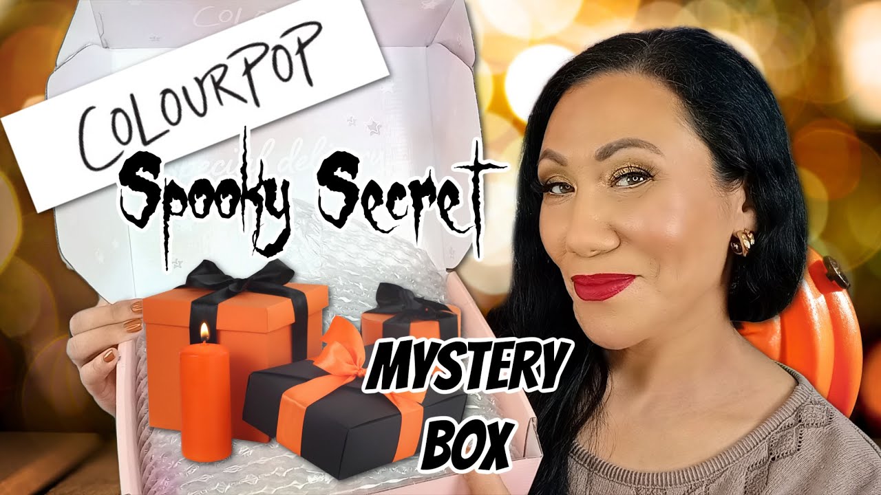 Colourpop Spooky Secret Halloween Mystery Box Unboxing - YouTube