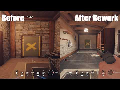 Rainbow Six Siege - Chalet Rework Before And After - YouTube
