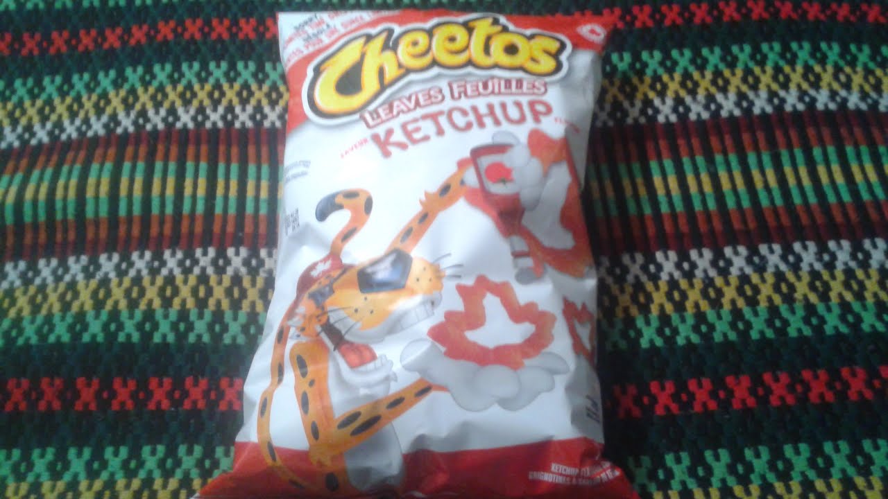 Cheetos Leaf Ketchup Limited edited review - YouTube