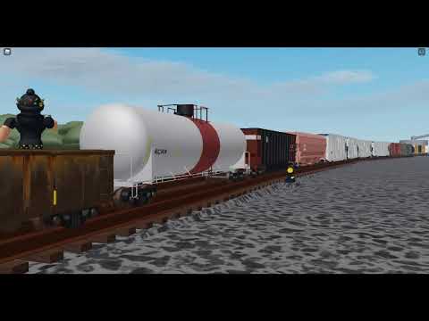 NS long Mixed freight going over big crossing - YouTube