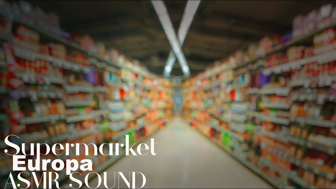 Supermarket sound RELAX, STUDY & Enjoy ASMR Ambient noise Coffee Shop ...