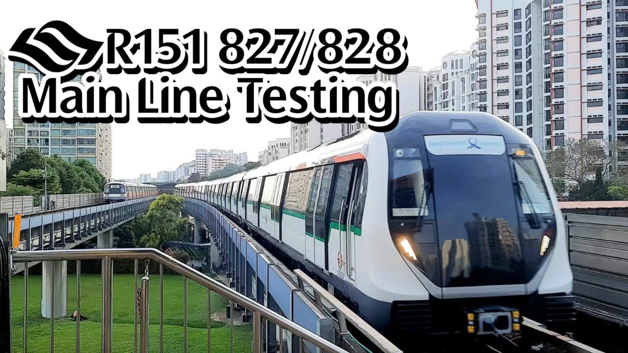 R151 827/828 Main Line Testing - YouTube