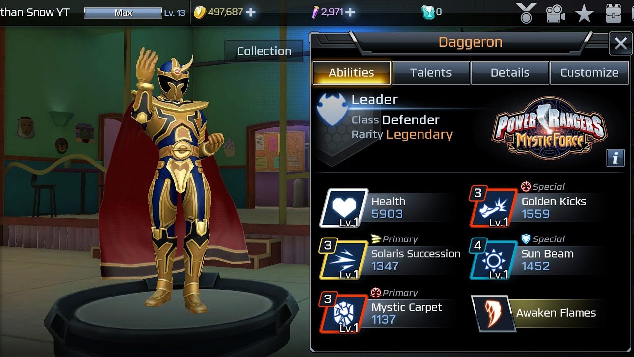 Solaris Knight is HERE ~ Power Rangers Legacy Wars - YouTube