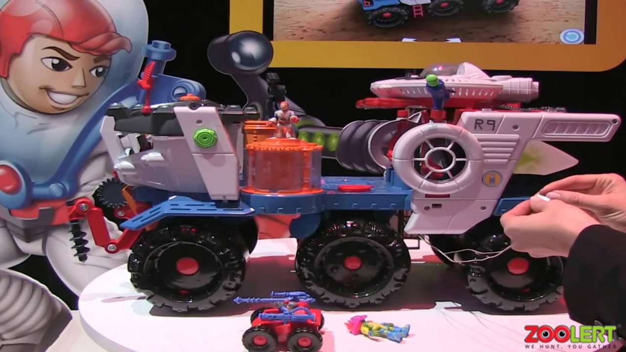 Imaginext Nova Battle Rover Toy at New York Toy Fair 2014 - YouTube