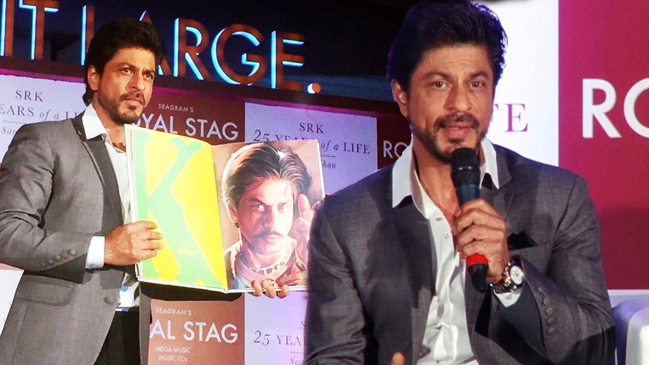 SRK - 25 Years Of A Life Book Launch By Shahrukh Khan - YouTube