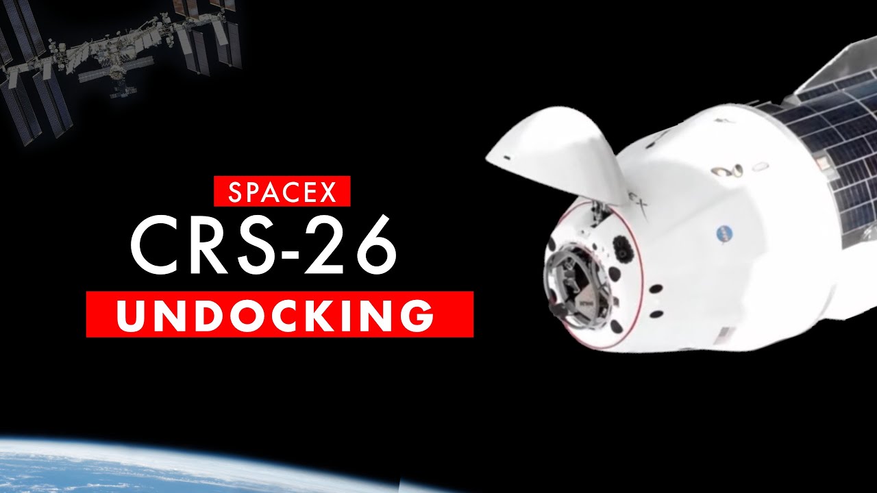 REPLAY! CRS-26 ISS Undocking - YouTube
