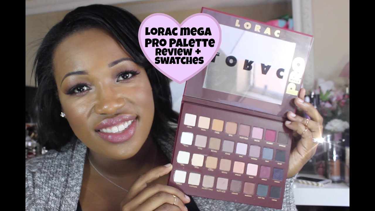NEW LORAC MEGA PRO Palette | First Impressions + Swatches - YouTube