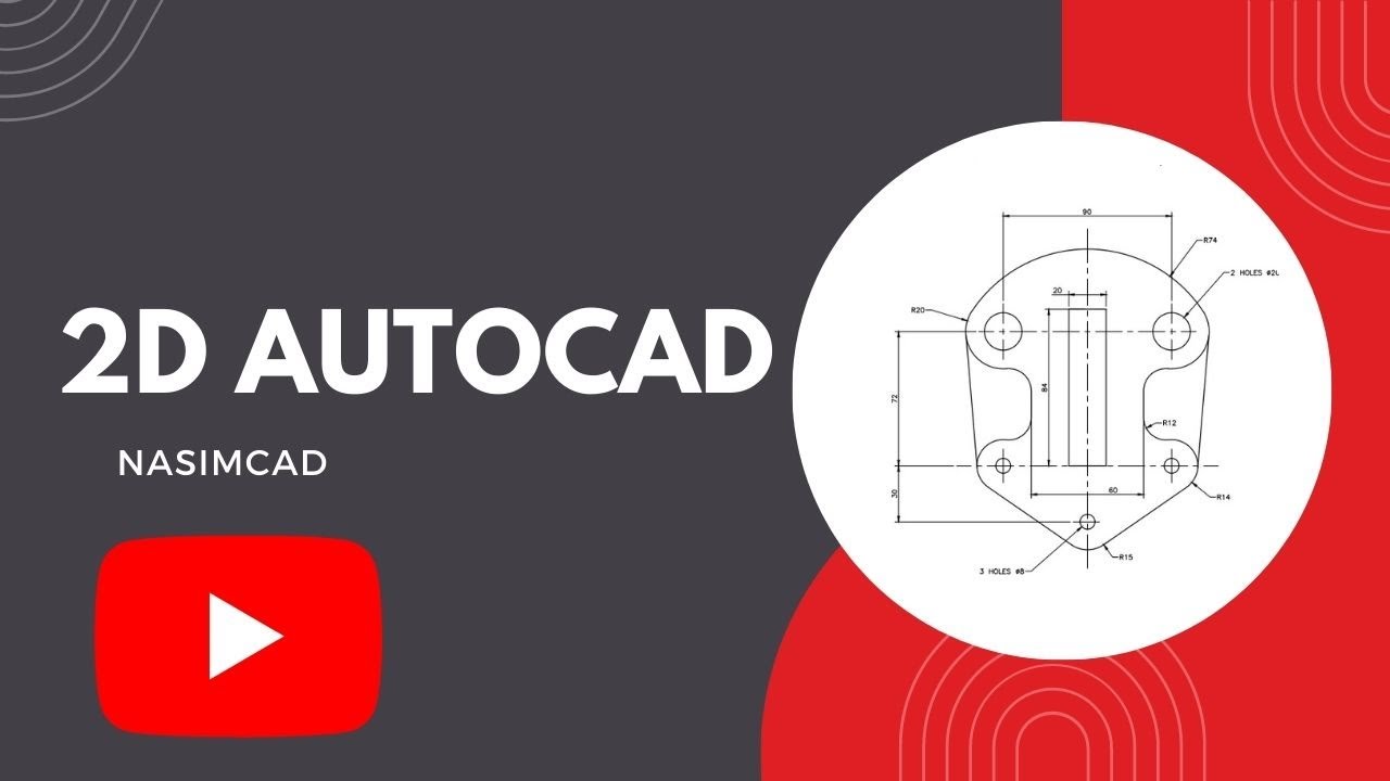 2D AutoCAD Exercise - 10 - YouTube