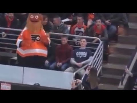 Mascot Throws Cake Meme