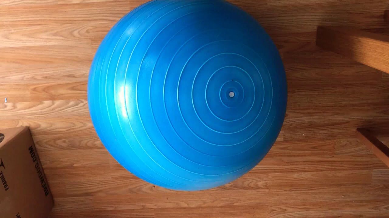 How to kick an exercise ball - YouTube