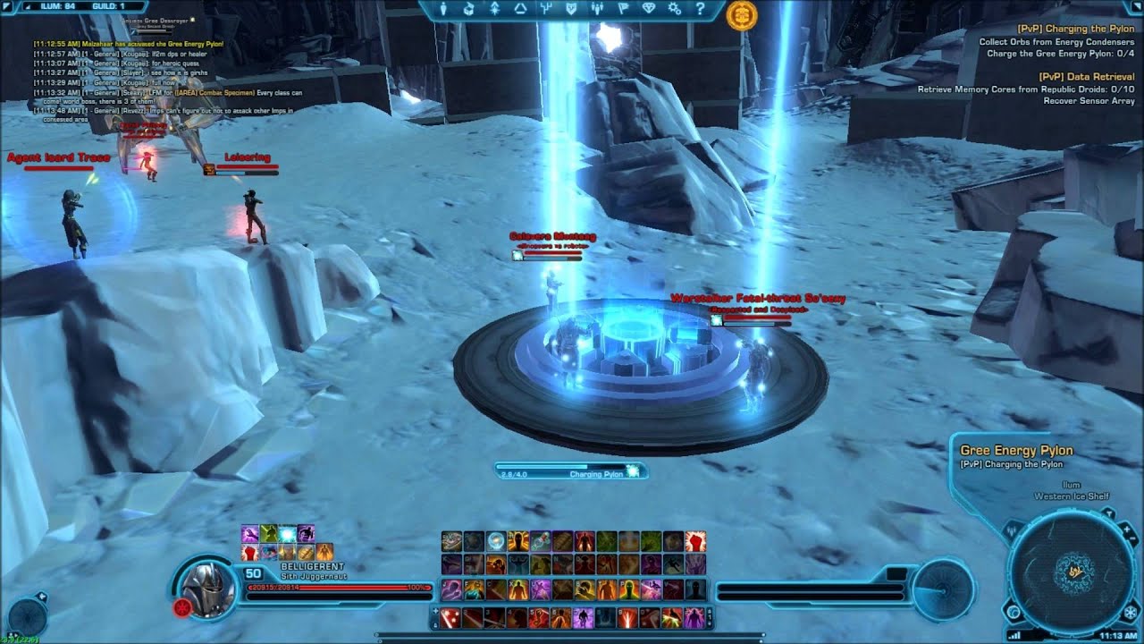 SWTOR SW Jugg DS - Relics of the Gree Event - Charging the Pylon - YouTube