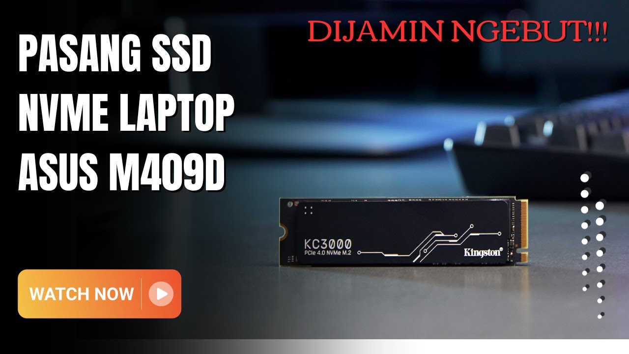 PASANG SSD NVMe LAPTOP ASUS M409D - YouTube
