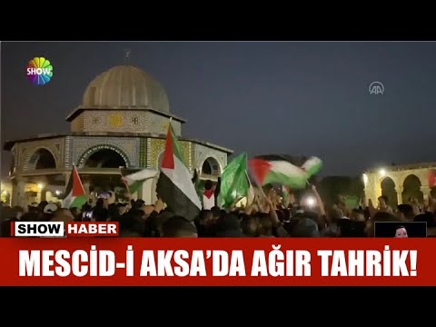 Mescid-i Aksa'da ağır tahrik!