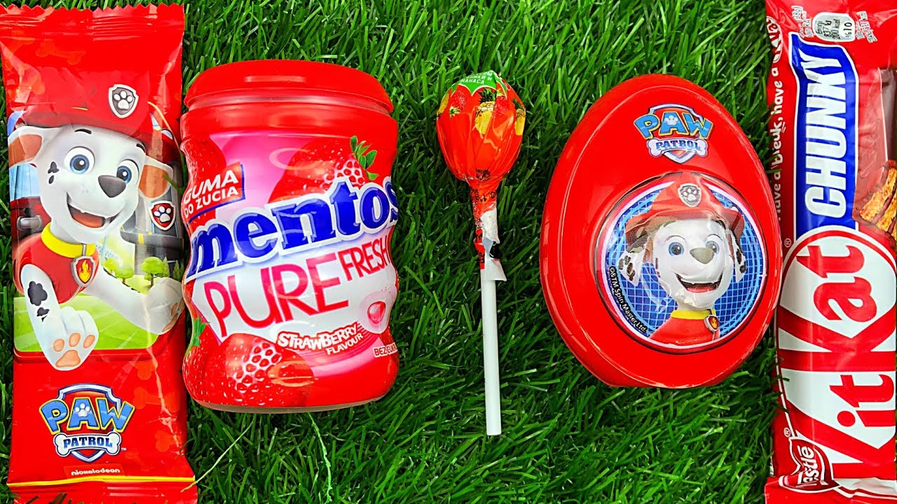 Paw Patrol lot of candy | Marshall Candy - YouTube