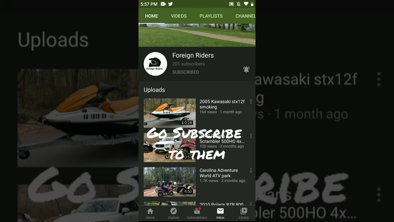 Go Subscribe to them - YouTube