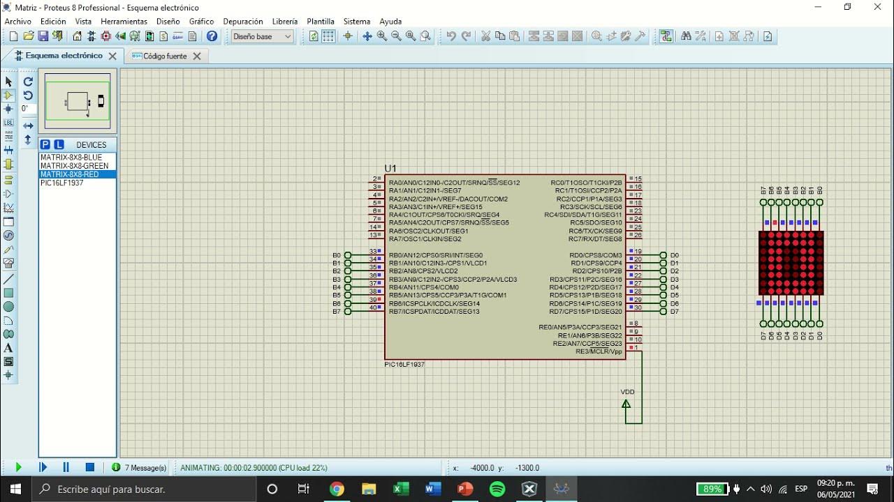 Proteus microcontrolador PIC16F1937 con el compilador XC8 en MPLAB ...
