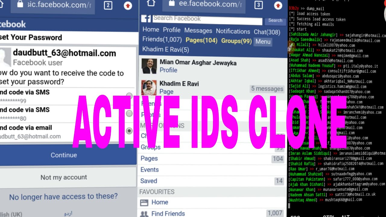 How to clone active and old facebook accounts new 2019 - YouTube