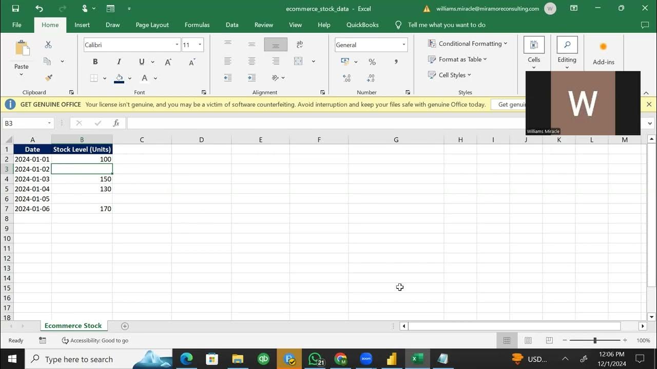 How to Solve Missing Values Problems using Linear Interpolation Method in Power bi - YouTube
