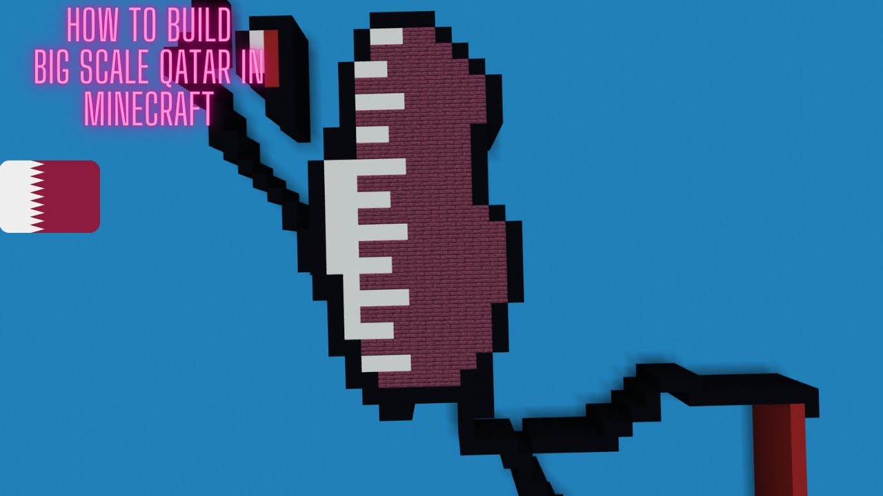 How To Build Big Scale Qatar In Minecraft - YouTube