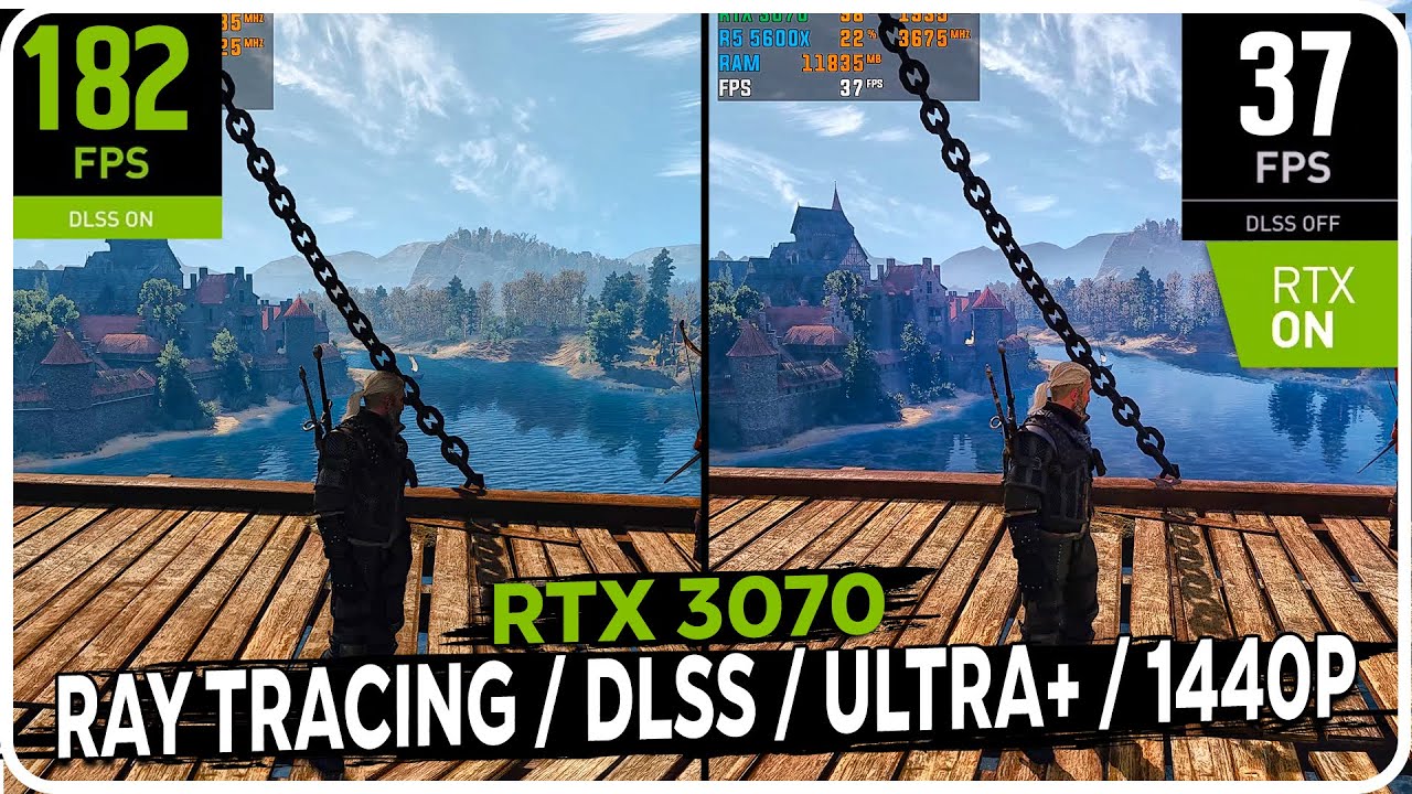 RTX 3070 - THE WITCHER 3 Next Gen Performance - Ray Tracing - DLSS - Ultra+ - YouTube