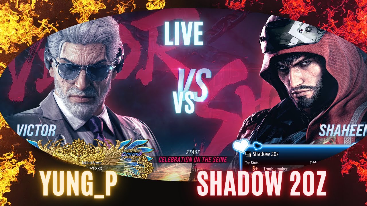 Tekken 8 YUNG_P VICTOR VS SHADOW 20z SHAHEEN Ranked Matches! - YouTube