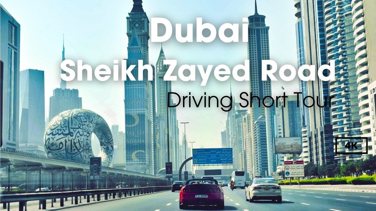 Dubai 🇦🇪 Sheikh Zayed Road Short Driving Tour [4k-60fps] - YouTube