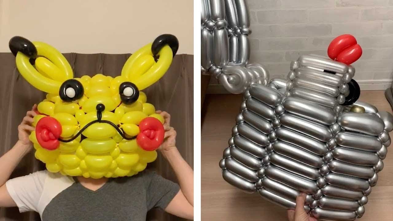 Crafty Man Creates Amazing Balloon Obejcts - YouTube