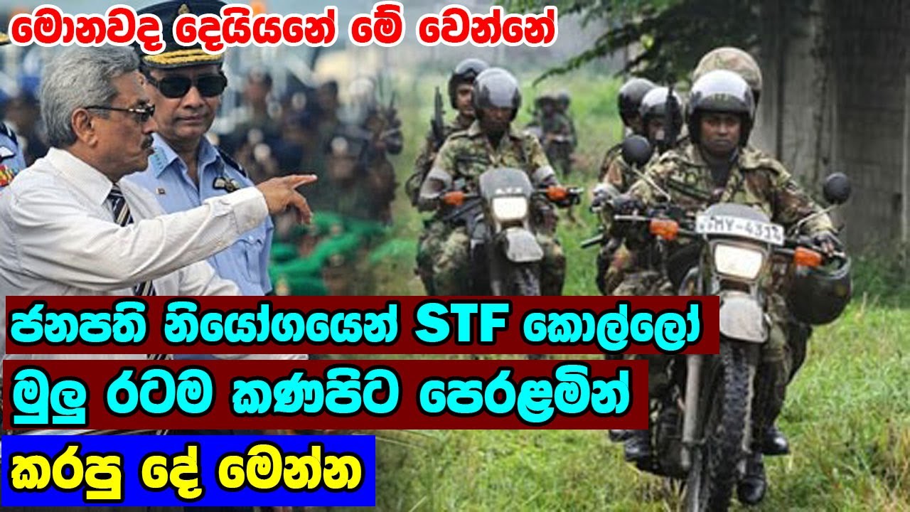ඔන්න කොල්ලෝ වැඩේට බැහැල - Sri lankan STF - YouTube