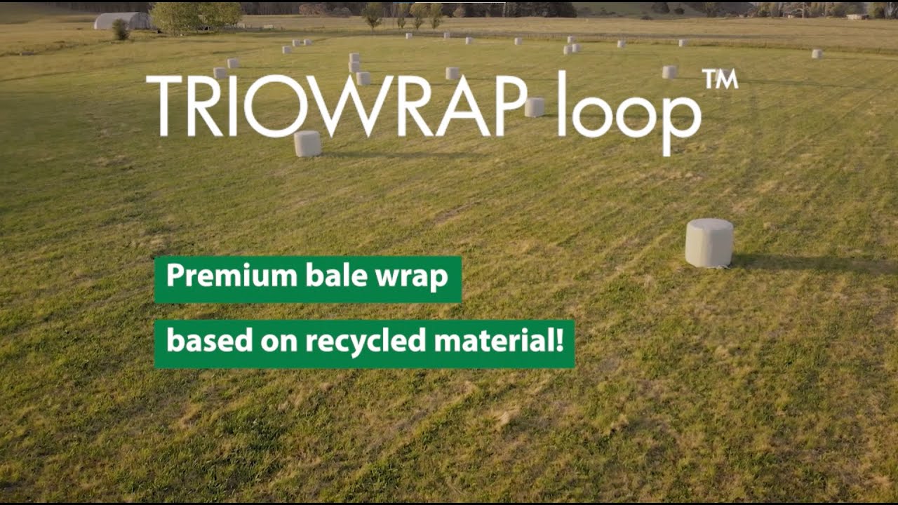 Triowrap loop - listen to what Norwegian contractor Andreas thinks about recycled bale wrap ...