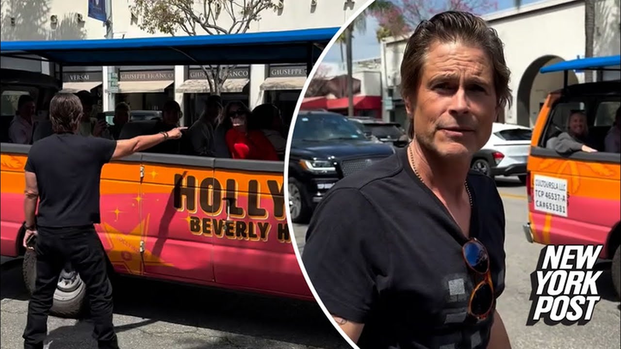 Rob Lowe calls out Hollywood tour guide for mistaking him for John ...