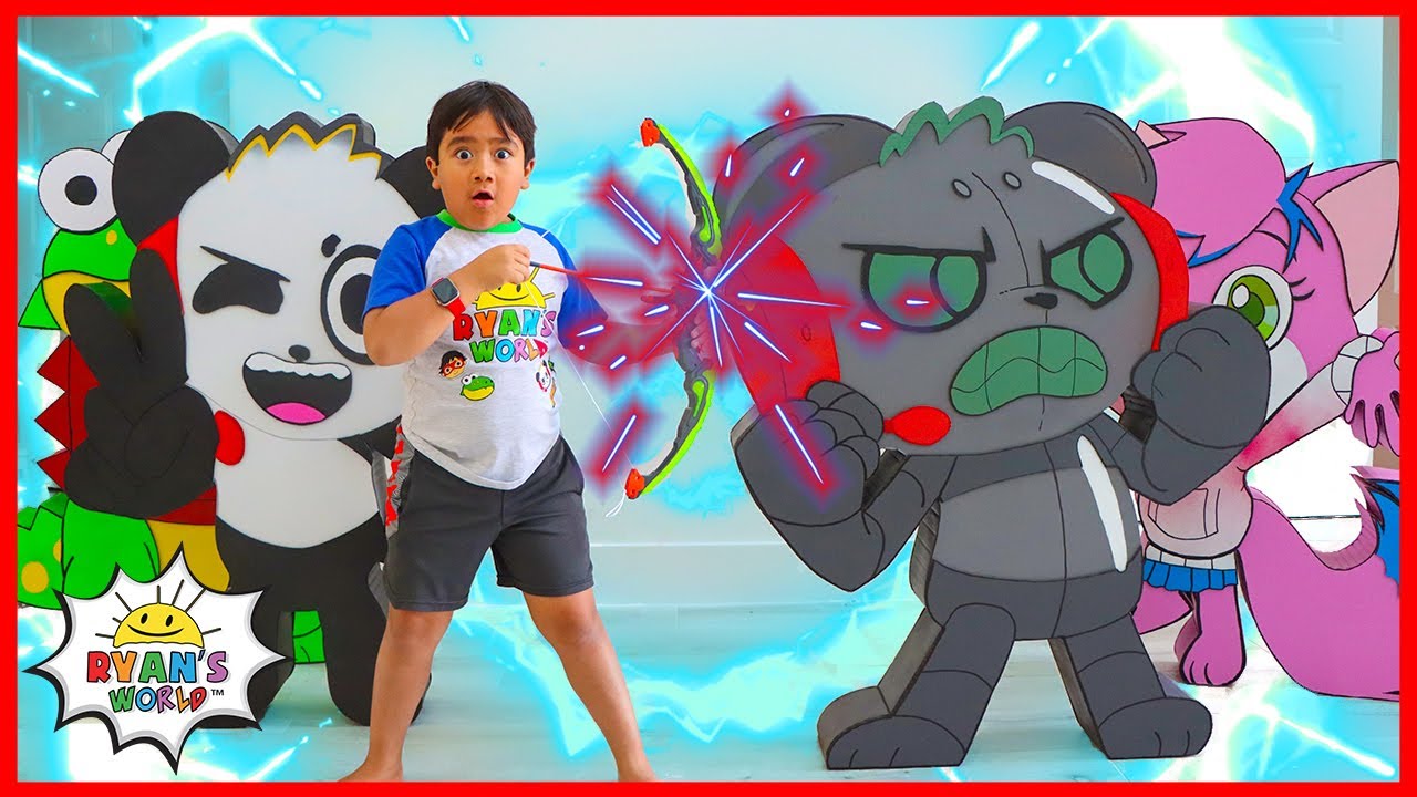 Ryan's Friends Turn to CardBoard Pretend Play! - YouTube