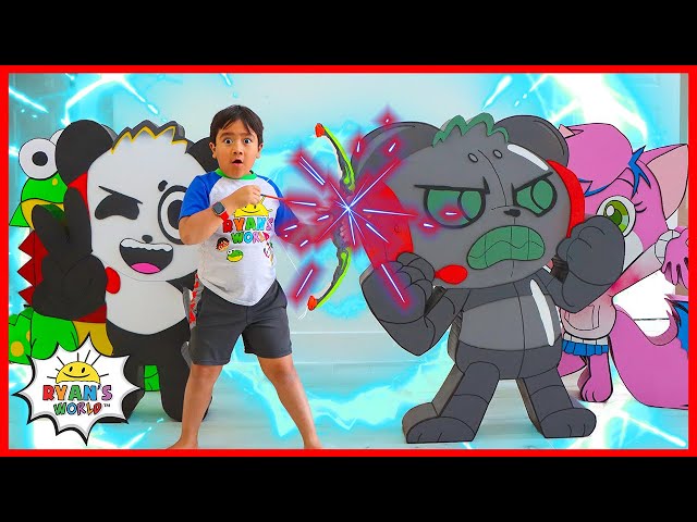 Ryan's Friends Turn to CardBoard Pretend Play! - Videos For Kids