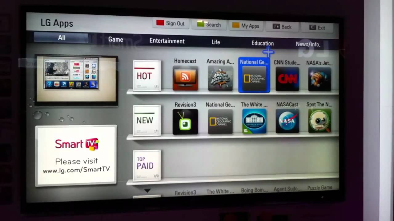 Hands-On: LG SmartTV CES 2011 - YouTube