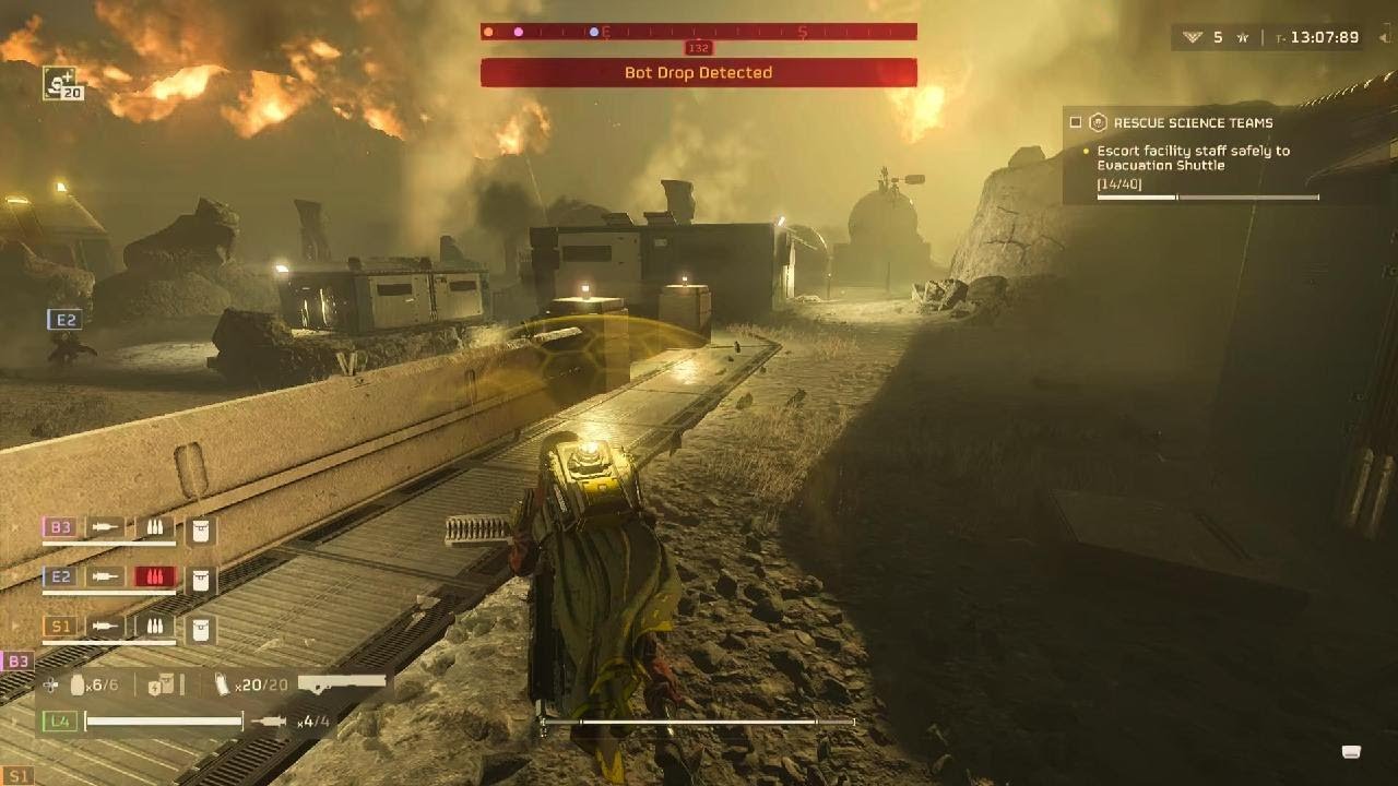 Disabled Play HELLDIVERS 2 W/ Random Squad - YouTube