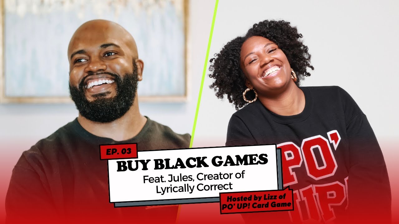 Buy Black Games: Lizz of PO' UP! Card Game Feat. Jules of Lyrically ...