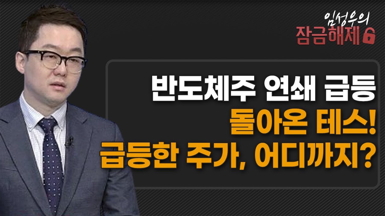 임성우의 잠금해제 반도체주 연쇄 급등 돌아온 테스 급등한 주가 어디까지 머니투데이방송 증시 증권 Youtube