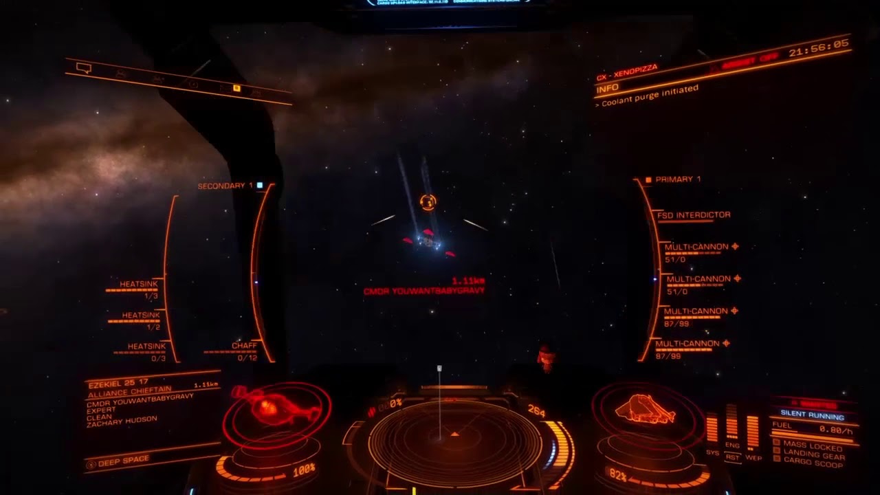 Elite Dangerous PVP PS4 - Diamondback Scout Silent Running 3.0 - YouTube