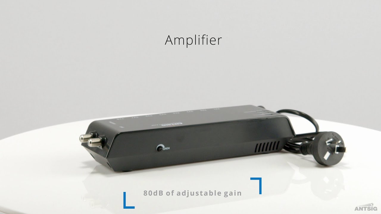 ANTSIG : AP868 - Amplifier - YouTube