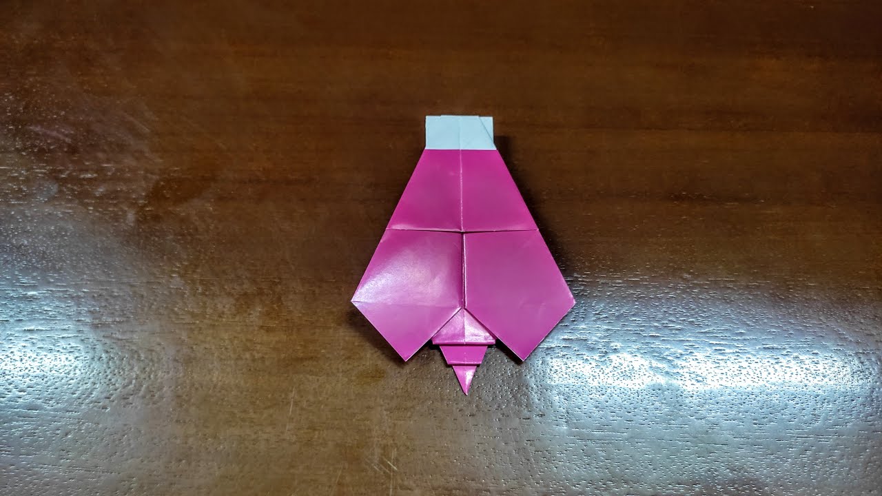 How To Make Origami Cicada Easy Step By Step - YouTube
