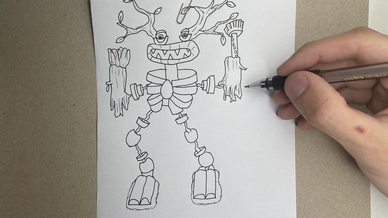 How to draw Plant Wubbox - epic from My Singing Monsters Very Easy ...