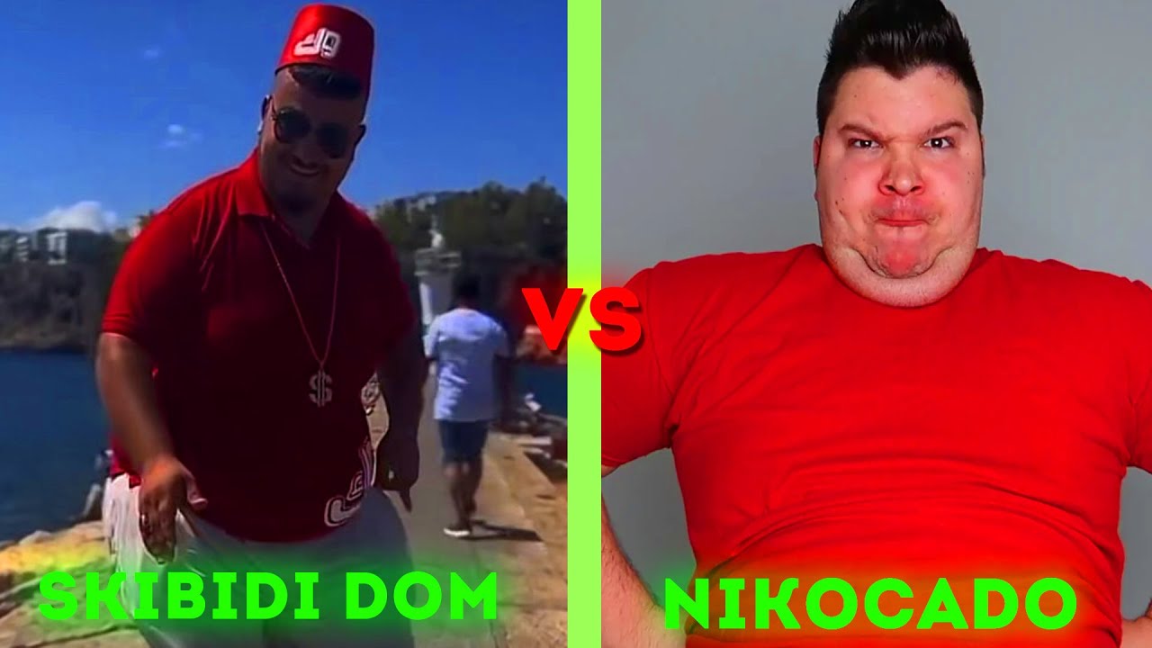 Skibidi dom dom Vs Nikocado memes - YouTube