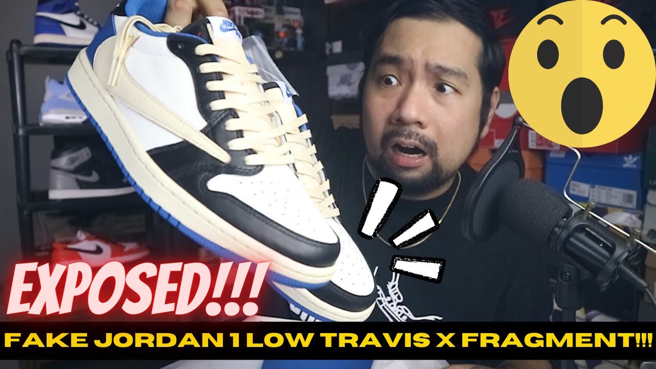 EXPOSED!!!! BEST FAKE JORDAN 1 LOW TRAVIS SCOTT FRAGMENT DESIGN ...
