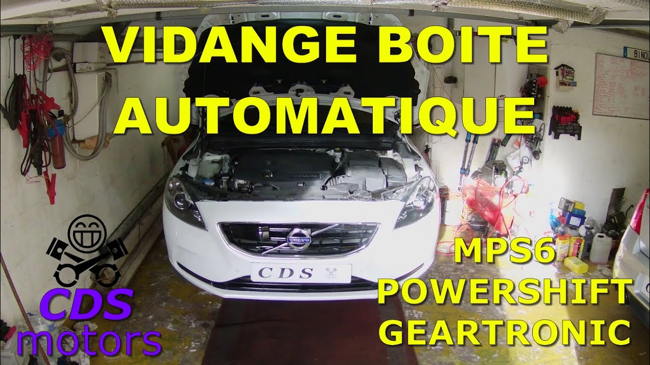 Vidange boite automatique VOLVO FORD Powershift MPS6 6DCT450 - YouTube