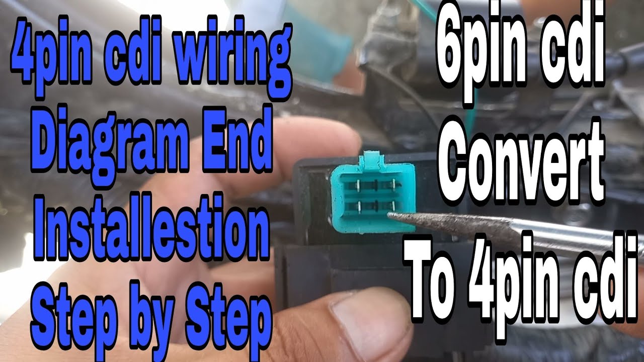 (6pin cdi) convert to (4pin cdi) end (wiring) (diagram) (installation ...