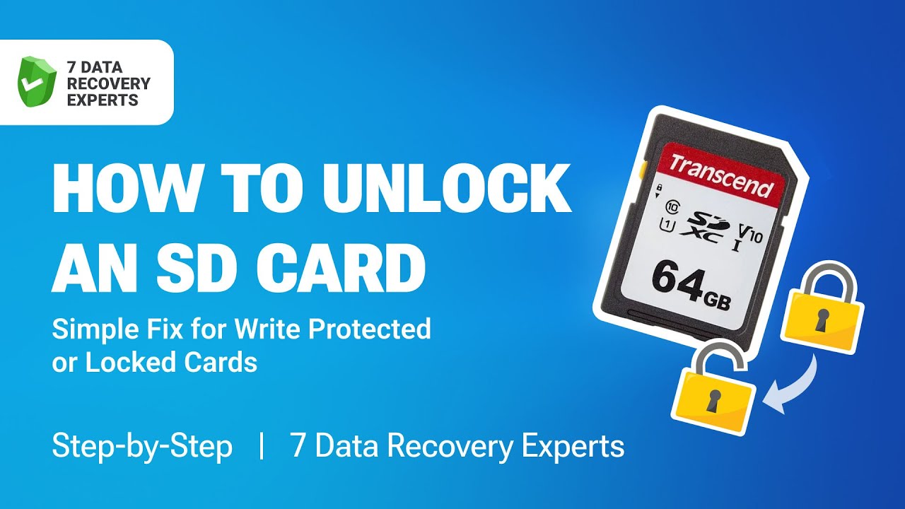 🔓 How to Unlock an SD Card | Simple Fix for “Write Protected” or ...